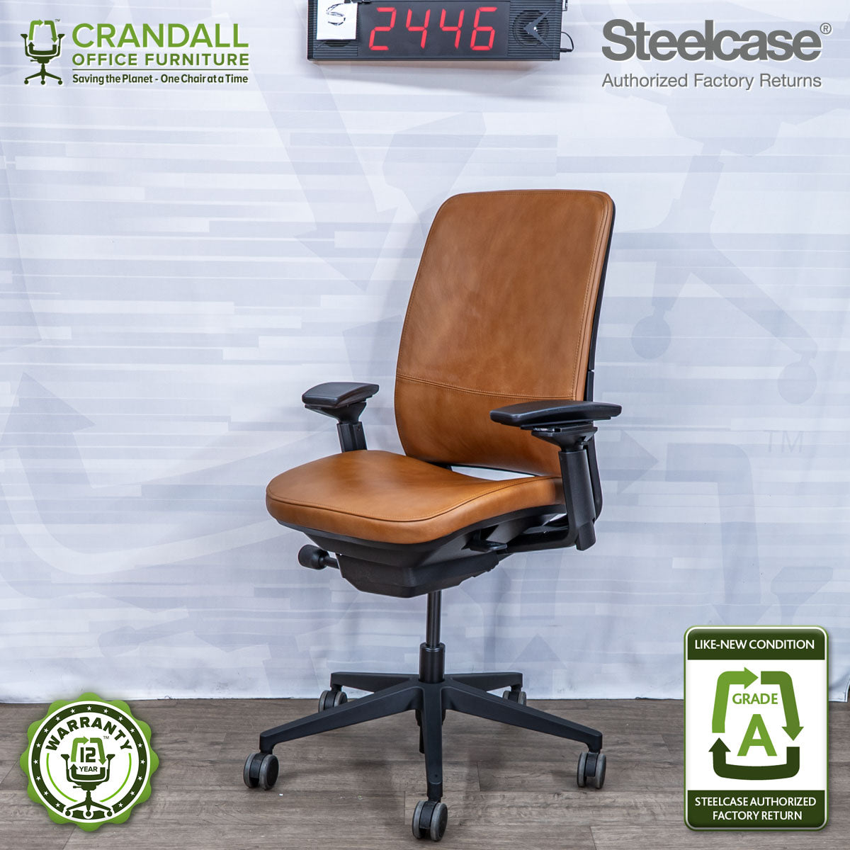 S-2446 - Steelcase Amia - Grade A – Crandall Office Furniture