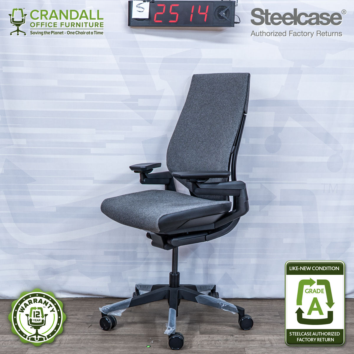 S-2514 - Steelcase Gesture - Grade A – Crandall Office Furniture