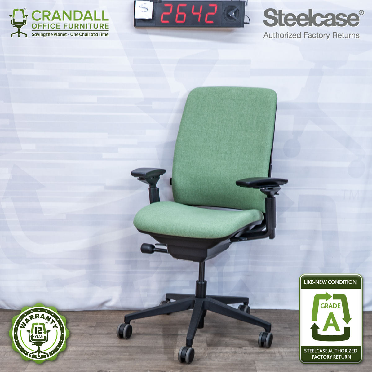 S-2642 - Steelcase Amia - Grade A – Crandall Office Furniture