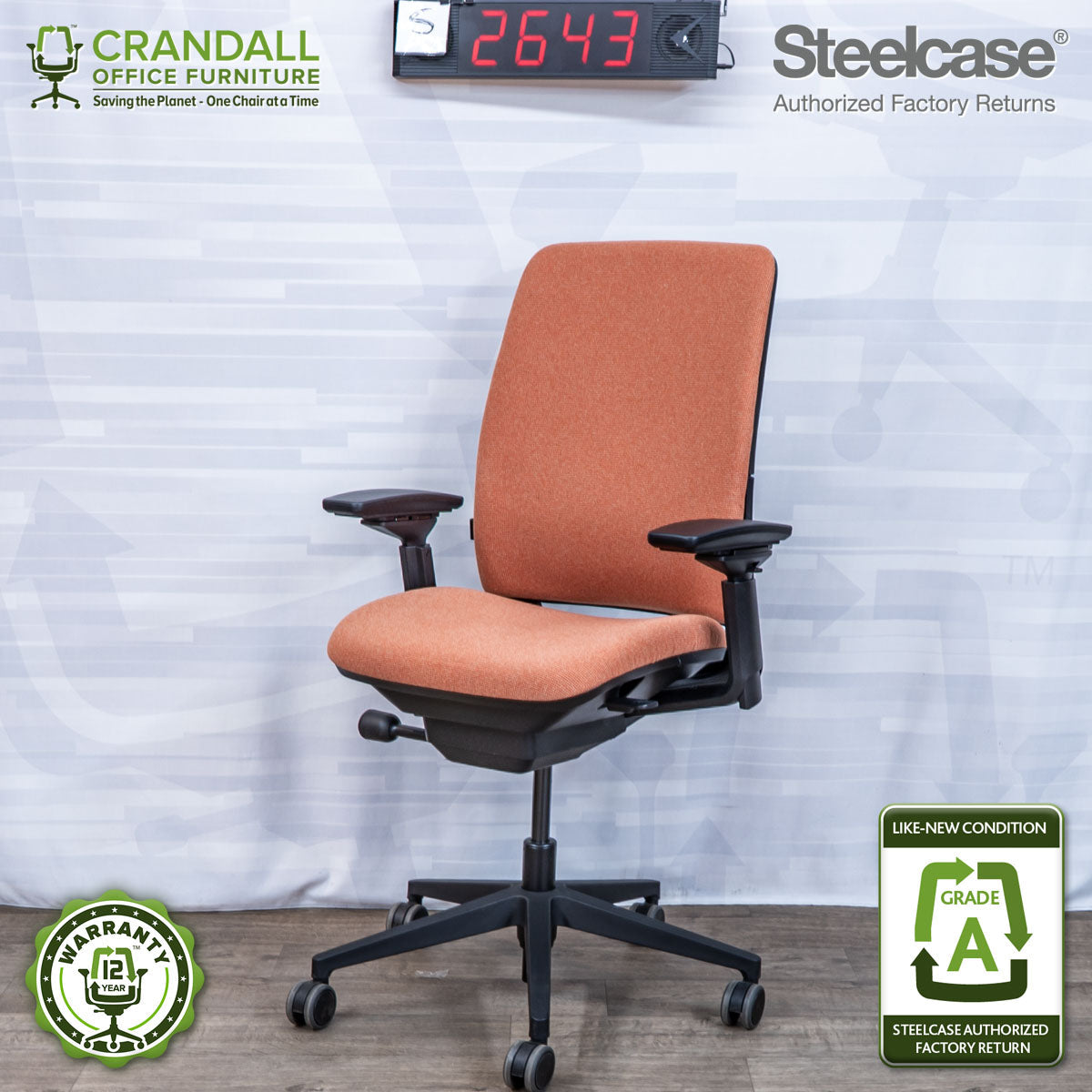 S-2643 - Steelcase Amia - Grade A – Crandall Office Furniture
