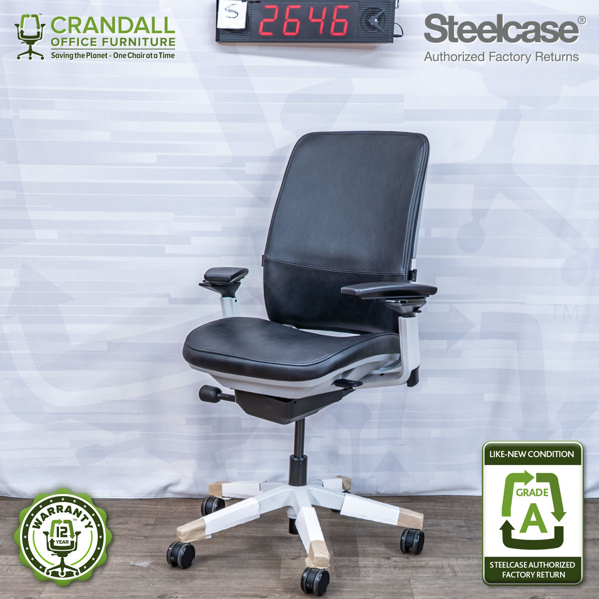S-2646 - Steelcase Amia - Grade A – Crandall Office Furniture