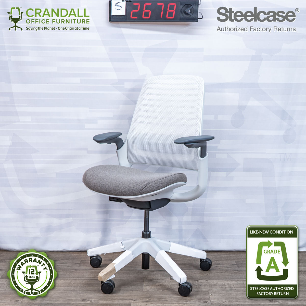 S-2678 - Steelcase Series 1 - Grade A – Crandall Office Furniture