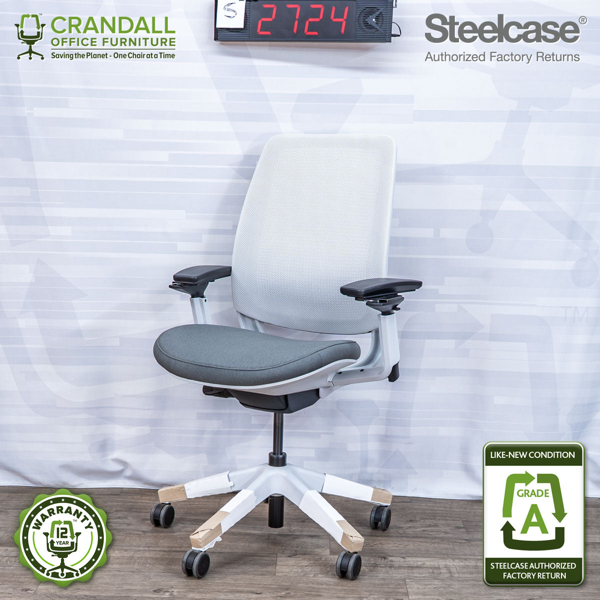 S-2724 - Steelcase Series 2 - Grade A – Crandall Office Furniture
