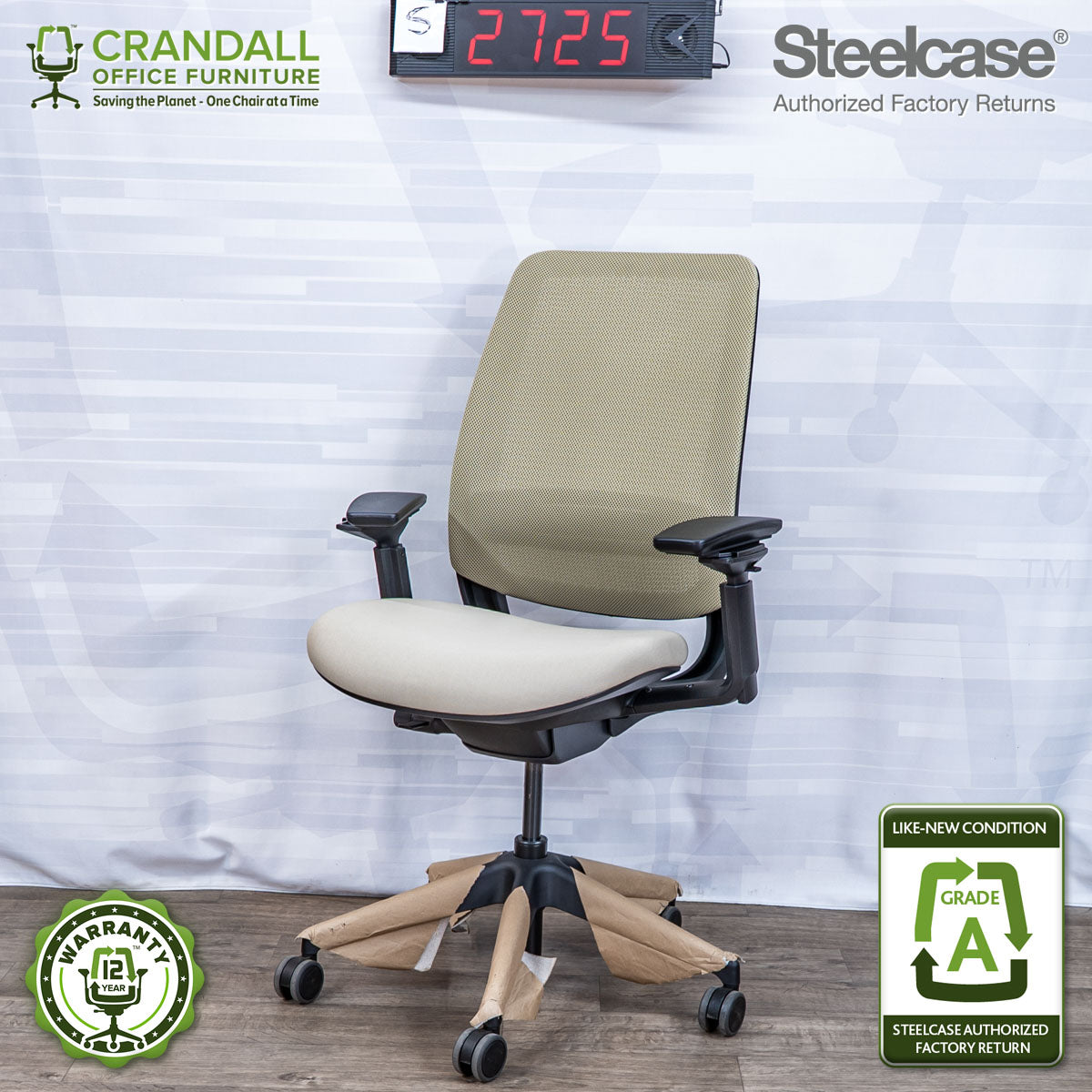S-2725 - Steelcase Series 2 - Grade A – Crandall Office Furniture