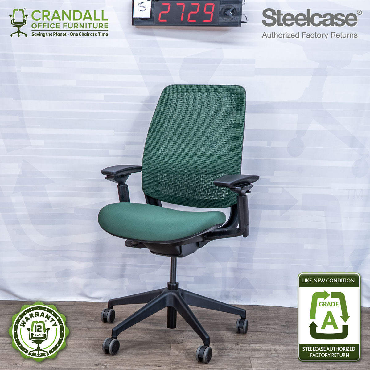 S-2729 - Steelcase Series 2 - Grade A – Crandall Office Furniture