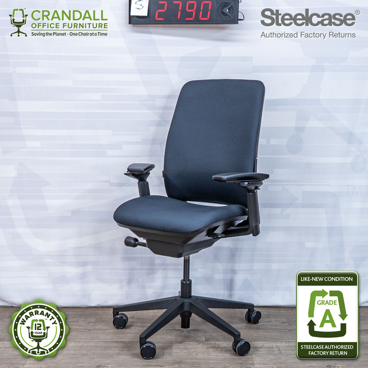 S-2790 - Steelcase Amia - Grade A – Crandall Office Furniture