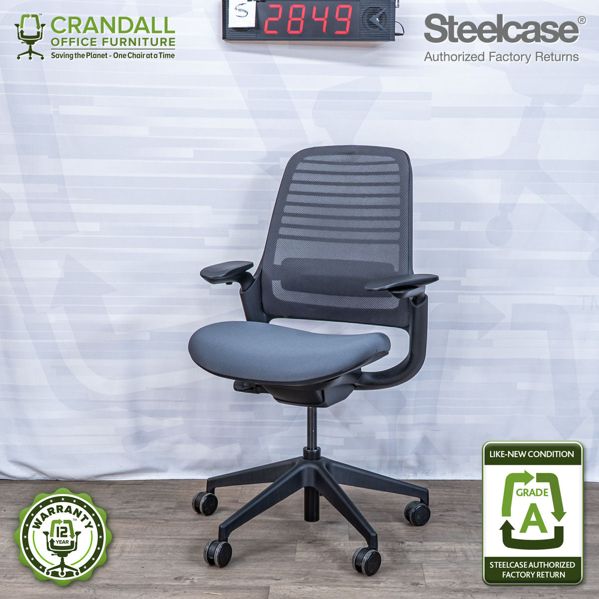 S-2849 - Steelcase Series 1 - Grade A – Crandall Office Furniture