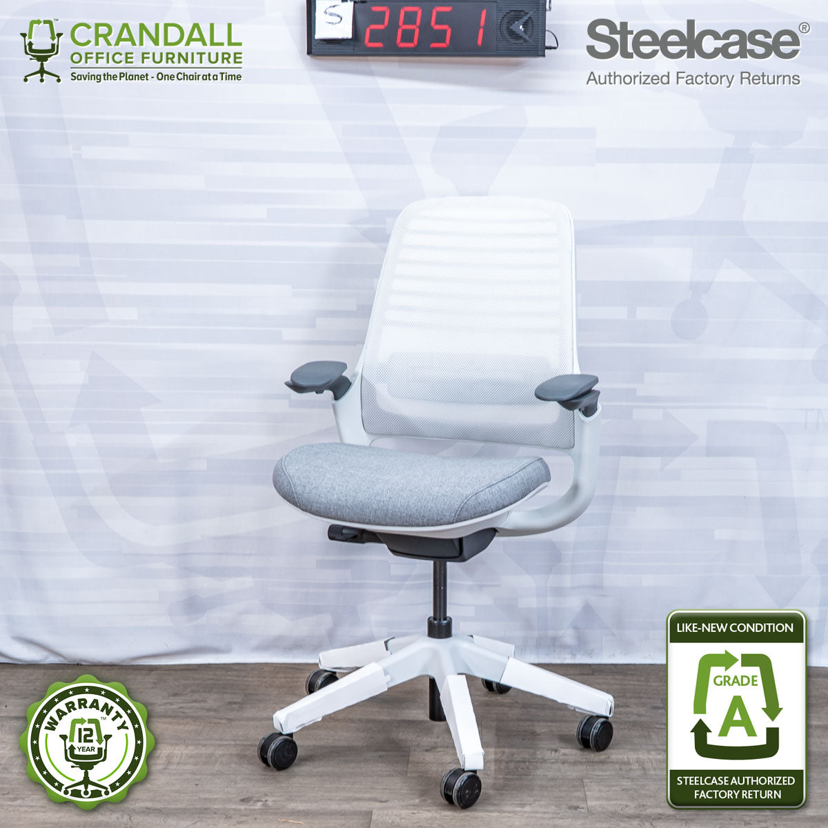 S-2851 - Steelcase Series 1 - Grade A – Crandall Office Furniture