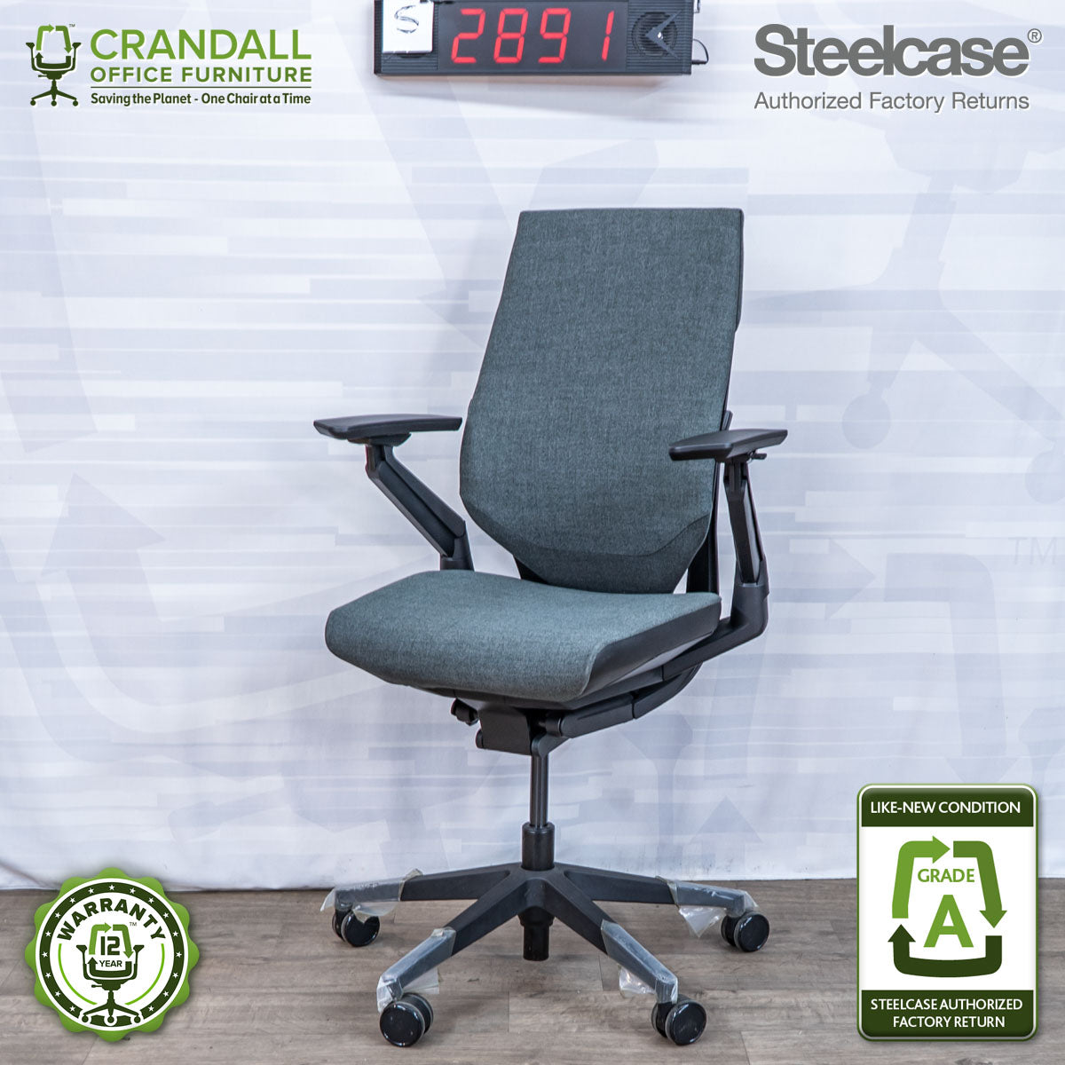 S-2891 - Steelcase Gesture - Grade A – Crandall Office Furniture