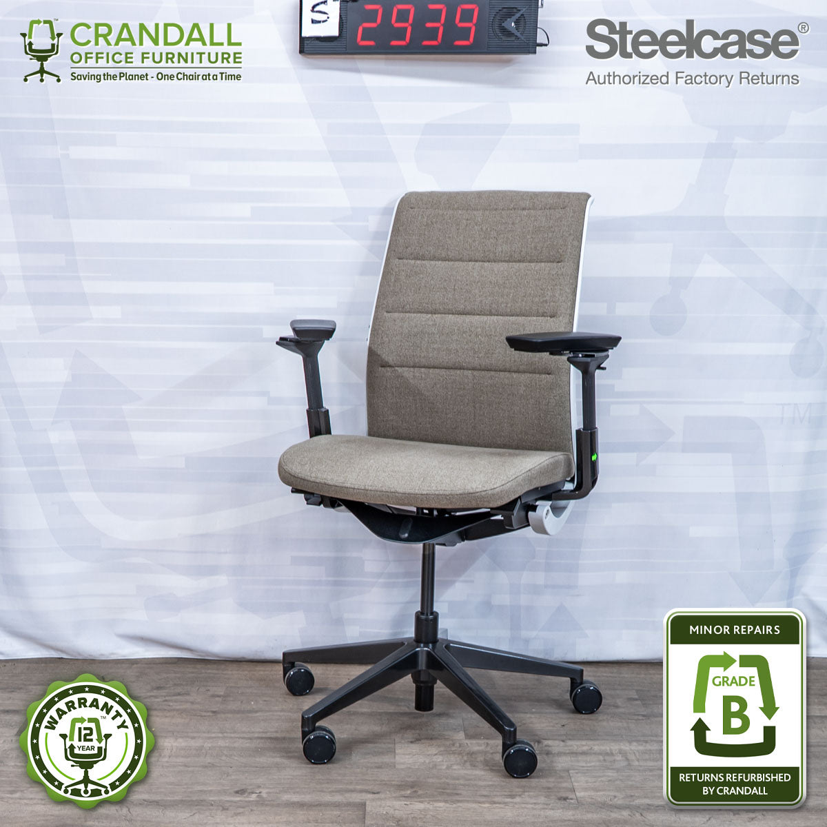 S-2939 - Steelcase Think - Grade B – Crandall Office Furniture