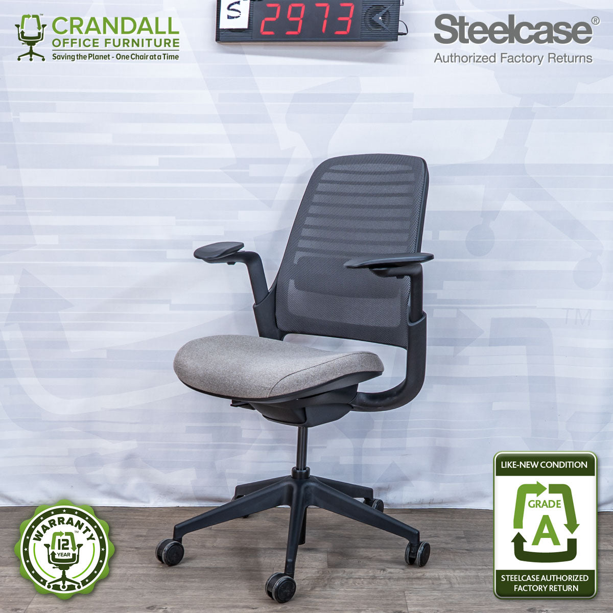 S-2973 - Steelcase Series 1 - Grade A – Crandall Office Furniture