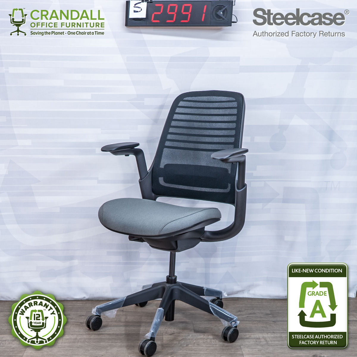 S-2991 - Steelcase Series 1 - Grade A – Crandall Office Furniture