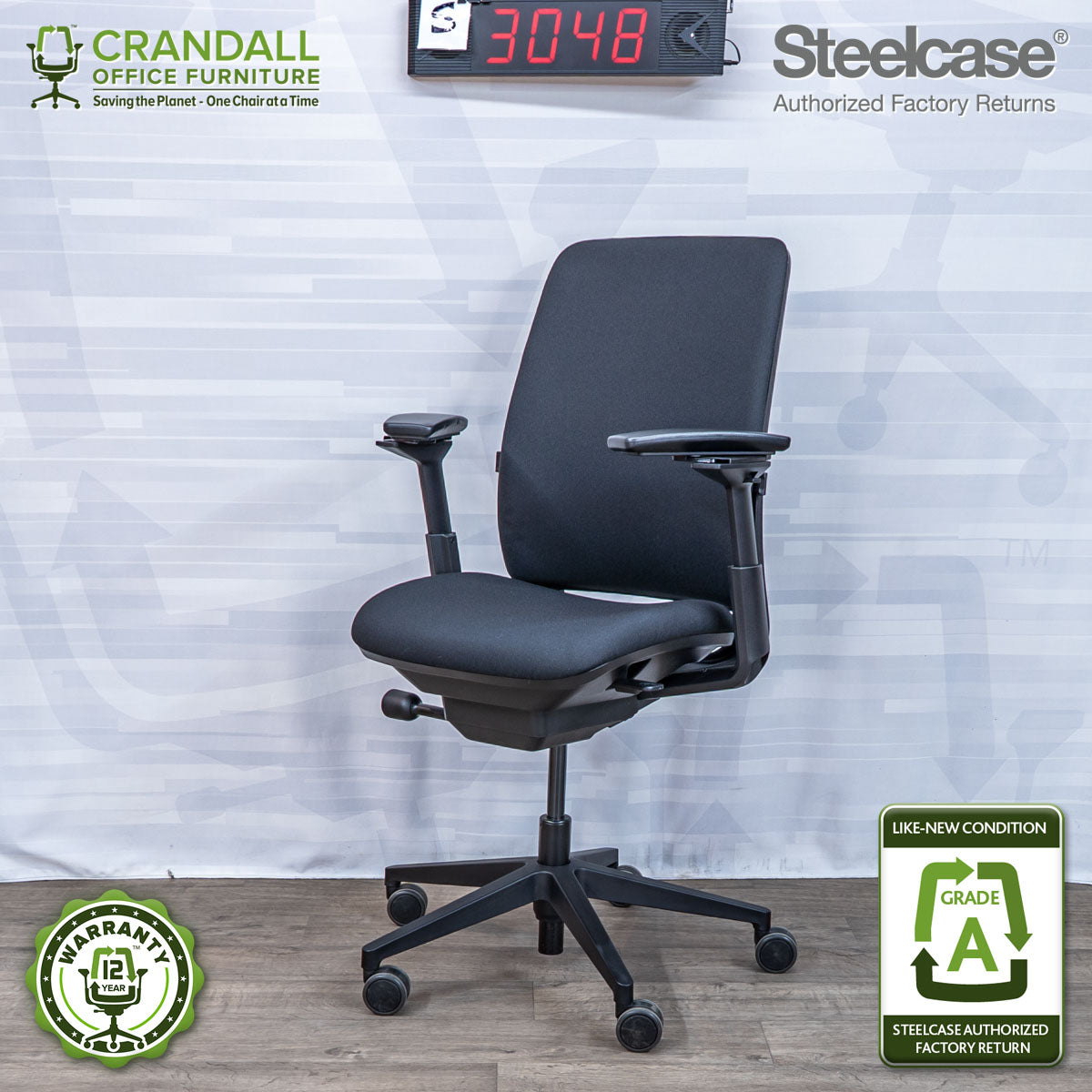 S-3048 - Steelcase Amia - Grade A – Crandall Office Furniture