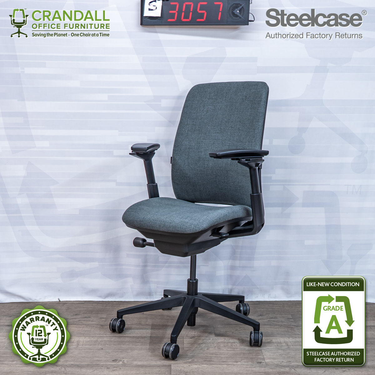 S-3057 - Steelcase Amia - Grade A – Crandall Office Furniture