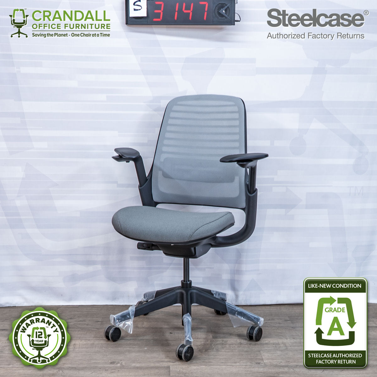 S-3147 - Steelcase Series 1 - Grade A – Crandall Office Furniture