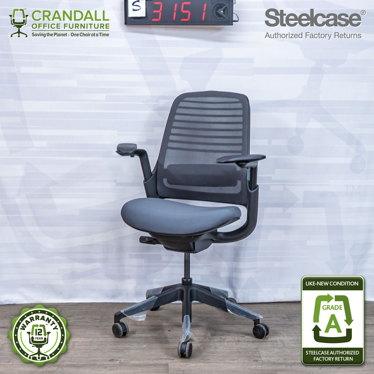 S-3151 - Steelcase Series 1 - Grade A – Crandall Office Furniture