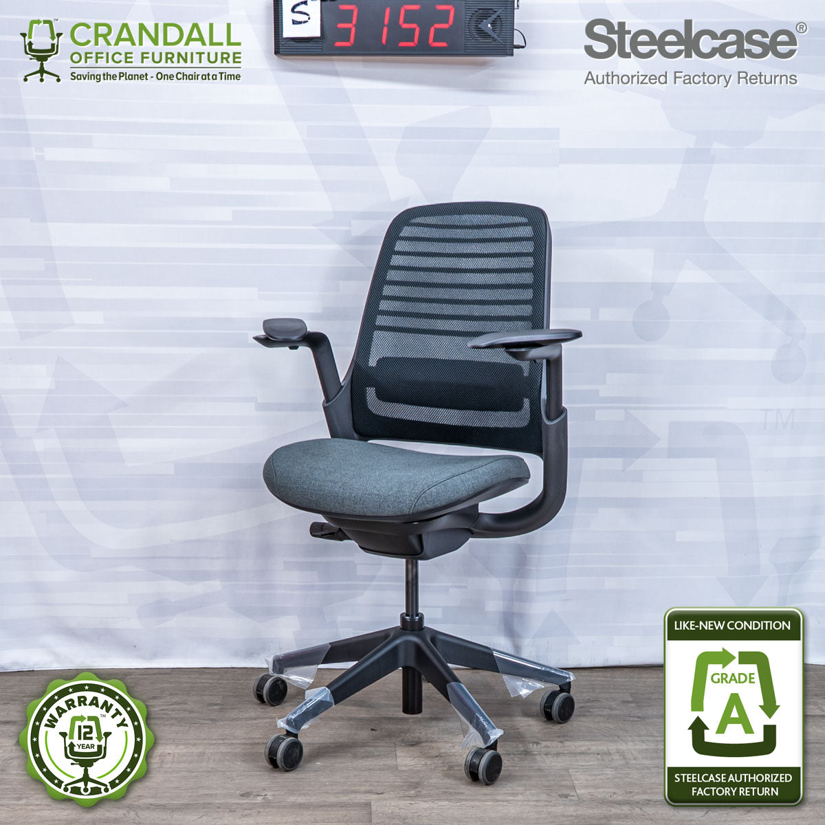 S-3152 - Steelcase Series 1 - Grade A – Crandall Office Furniture