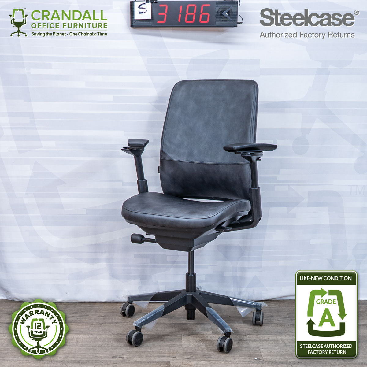 S-3186 - Steelcase Amia - Grade A – Crandall Office Furniture