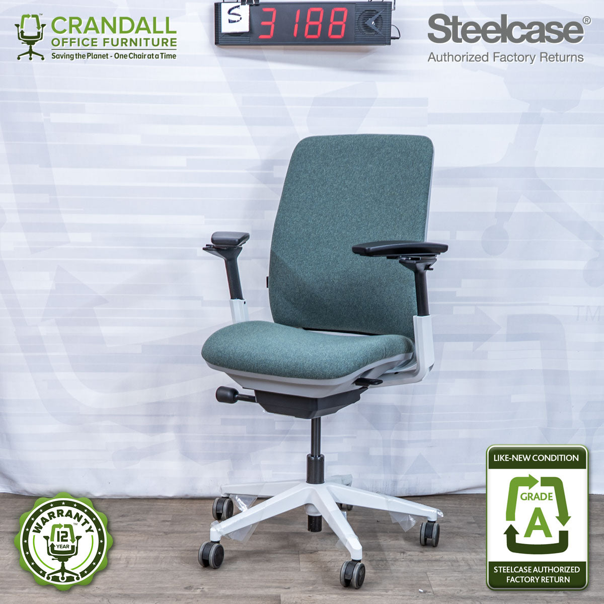 S-3188 - Steelcase Amia - Grade A – Crandall Office Furniture