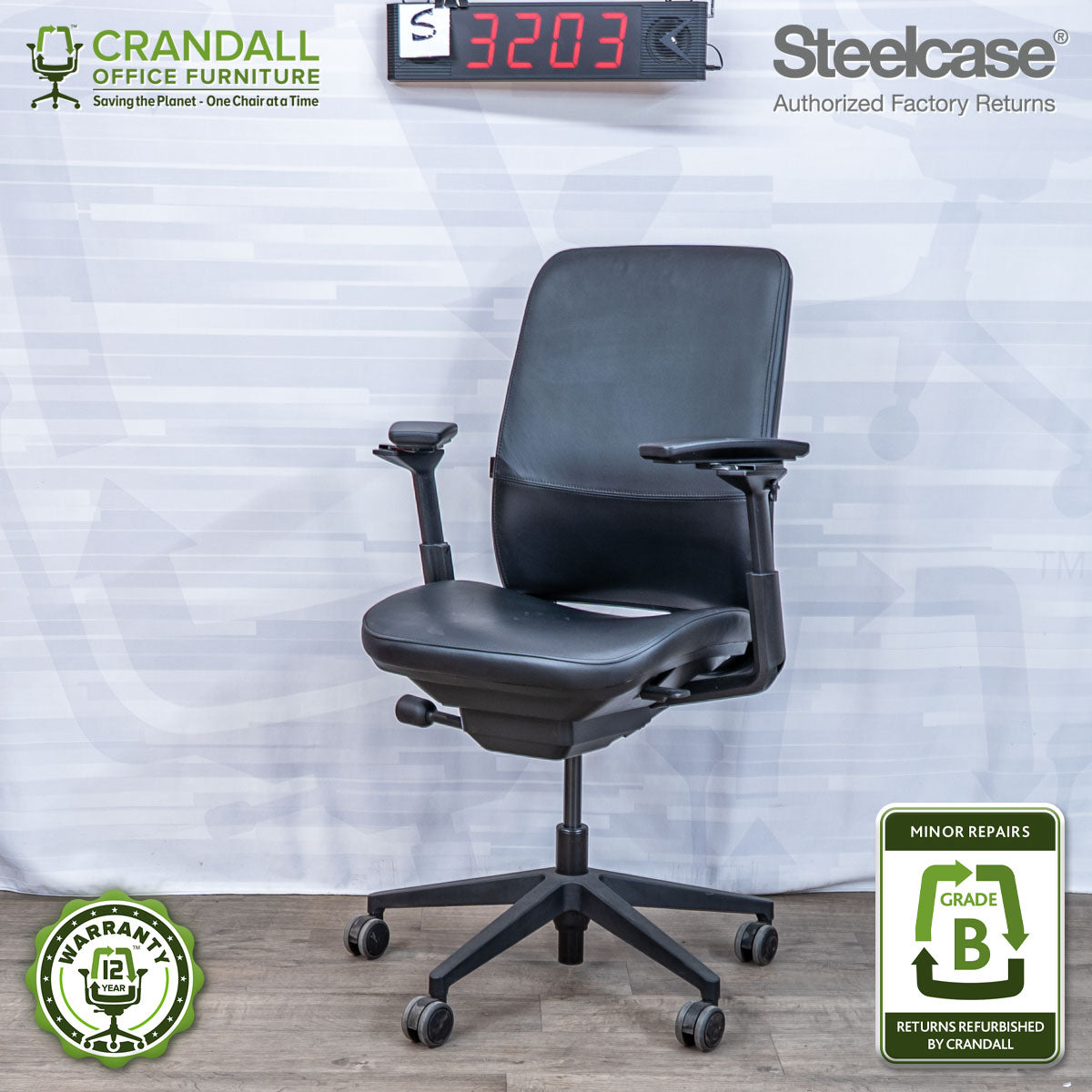 S-3203 - Steelcase Amia - Grade B – Crandall Office Furniture