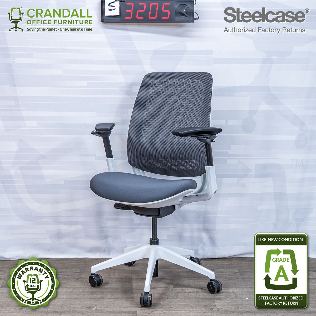 S-3205 - Steelcase Series 2 - Grade A – Crandall Office Furniture