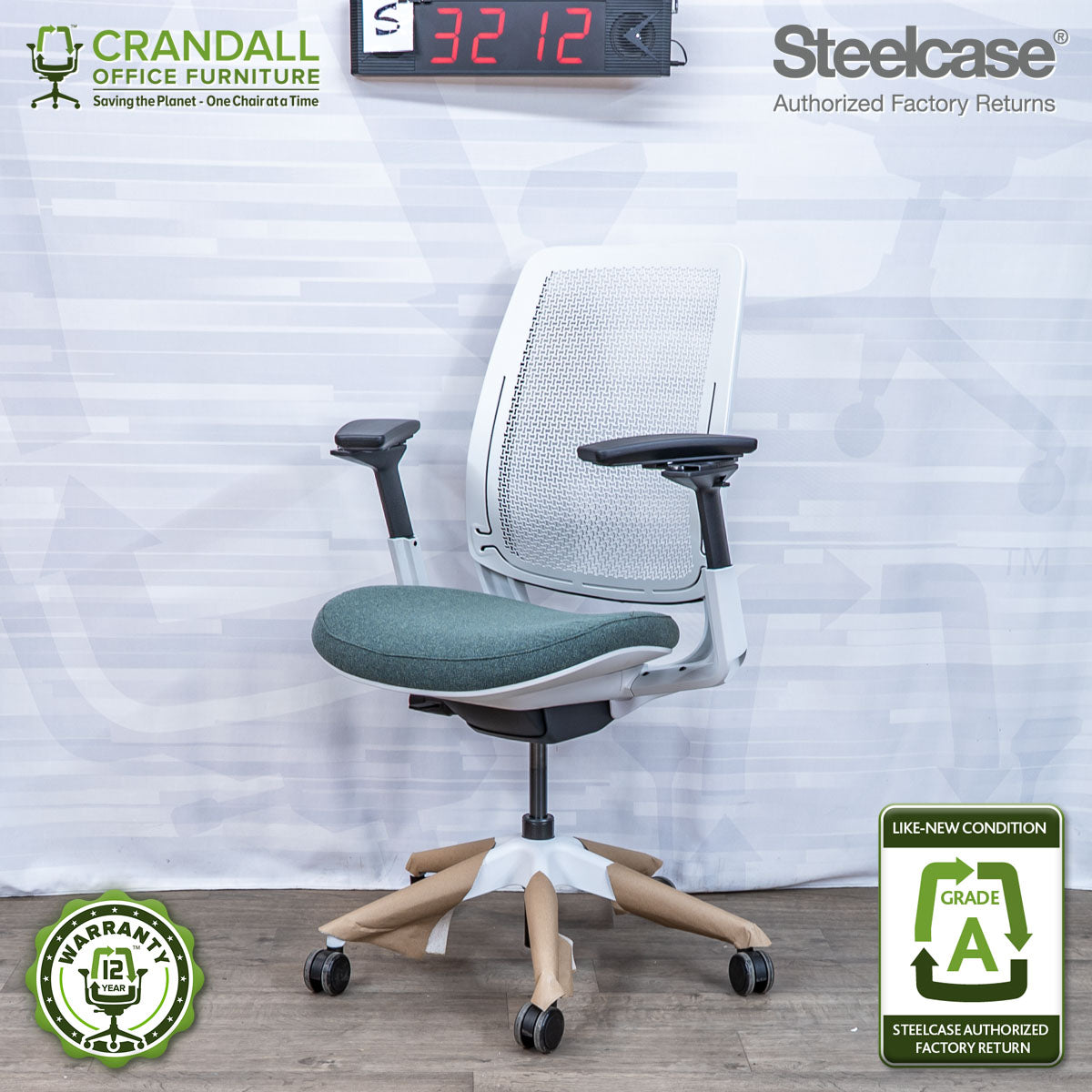 S-3212 - Steelcase Series 2 - Grade A – Crandall Office Furniture