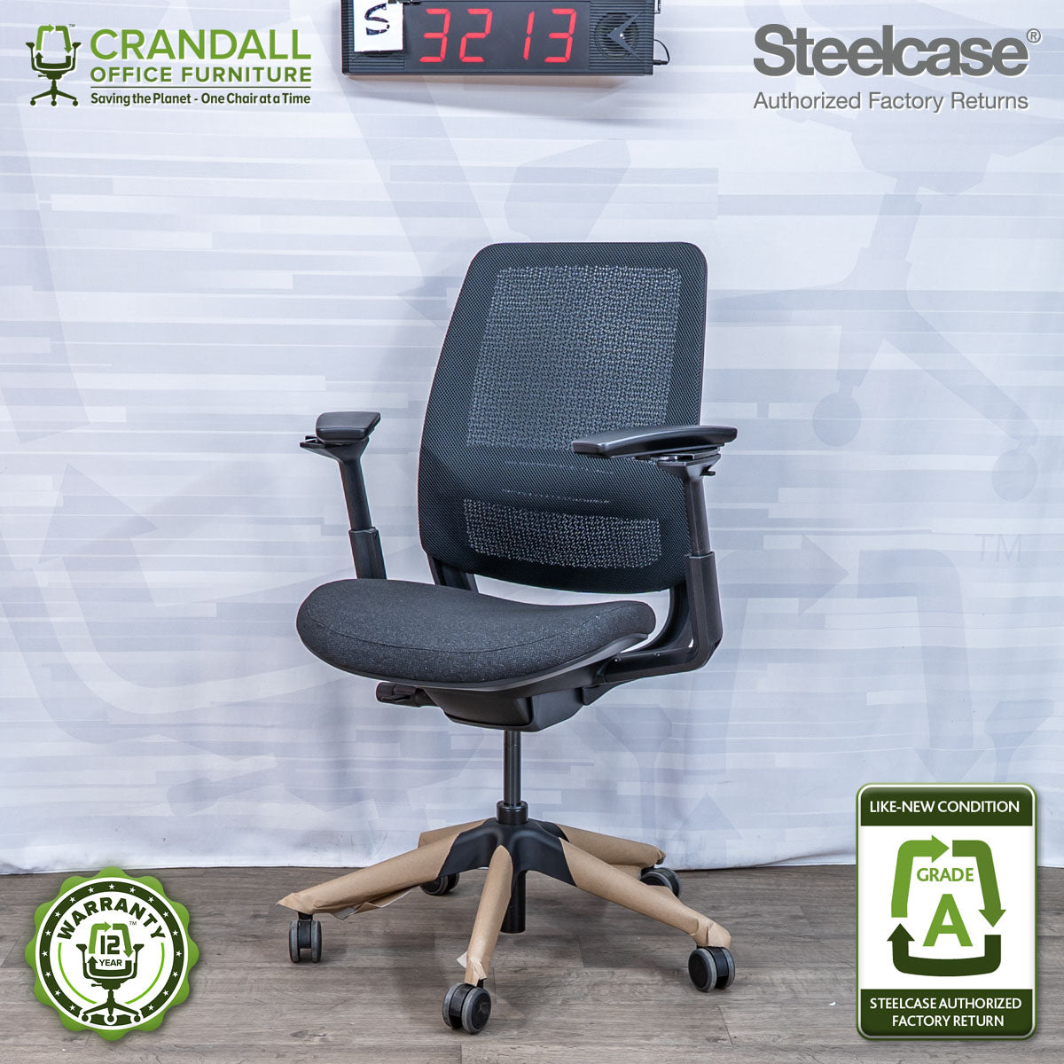 S-3213 - Steelcase Series 2 - Grade A – Crandall Office Furniture