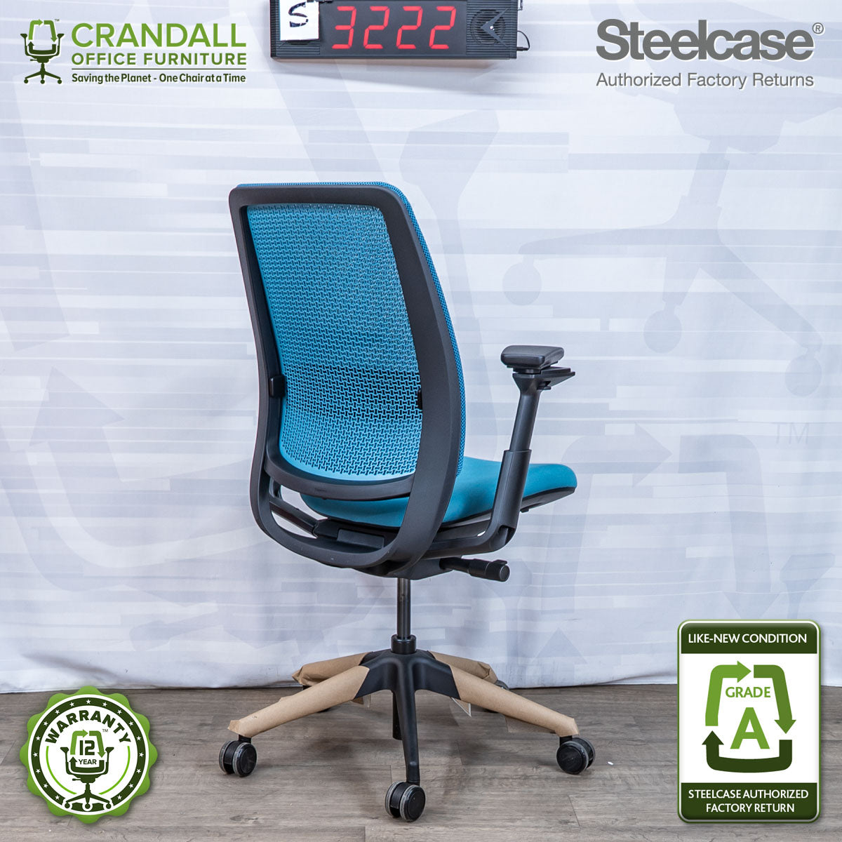 S-3222 - Steelcase Series 2 - Grade A – Crandall Office Furniture