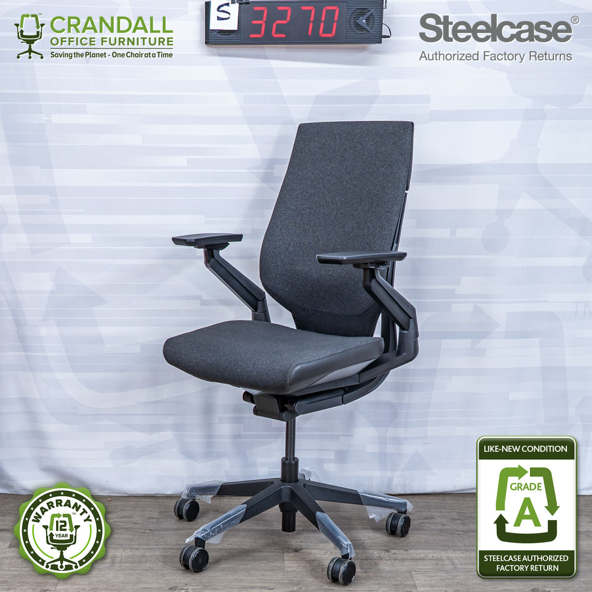 S-3270 - Steelcase Gesture - Grade A – Crandall Office Furniture