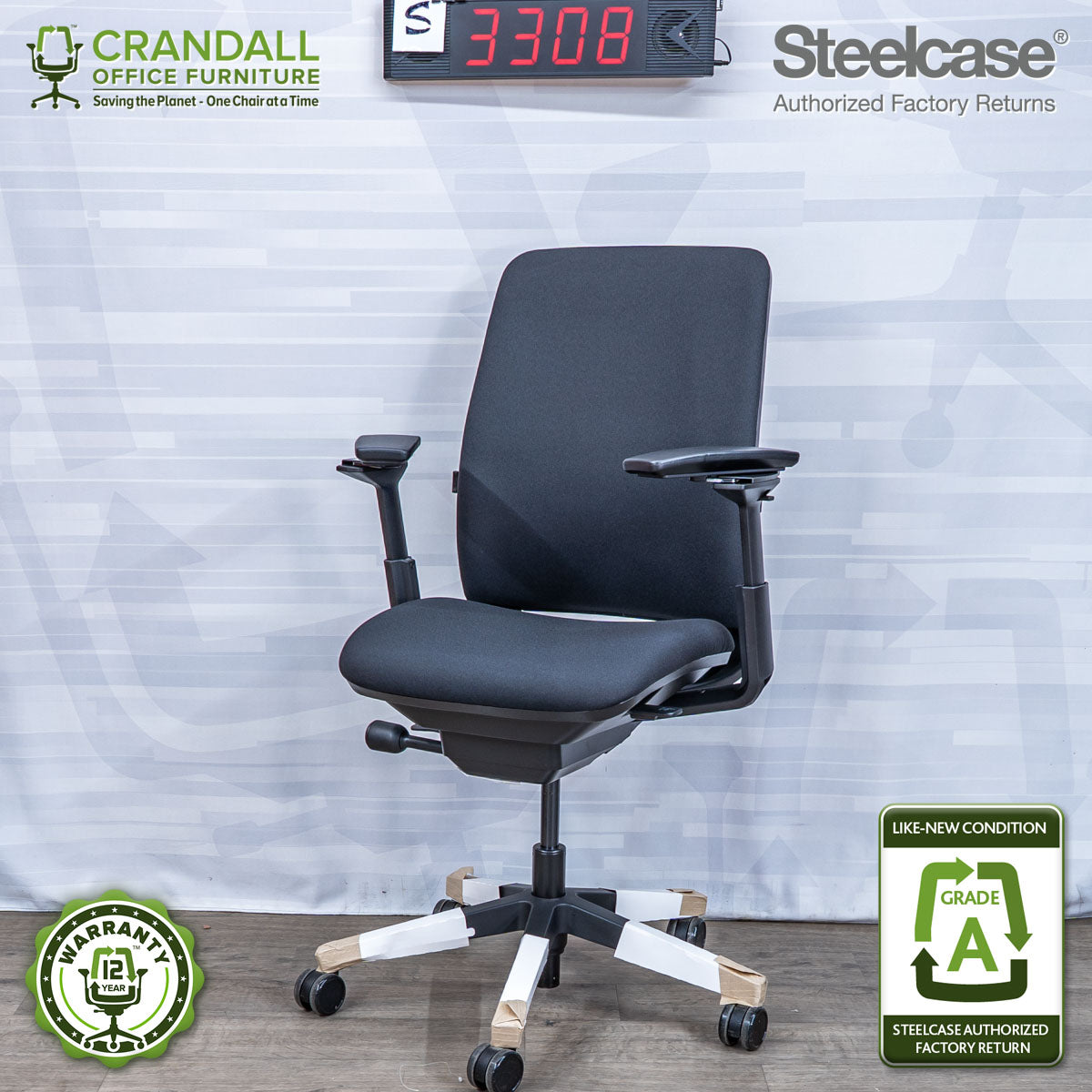 S-3308 - Steelcase Amia - Grade A – Crandall Office Furniture
