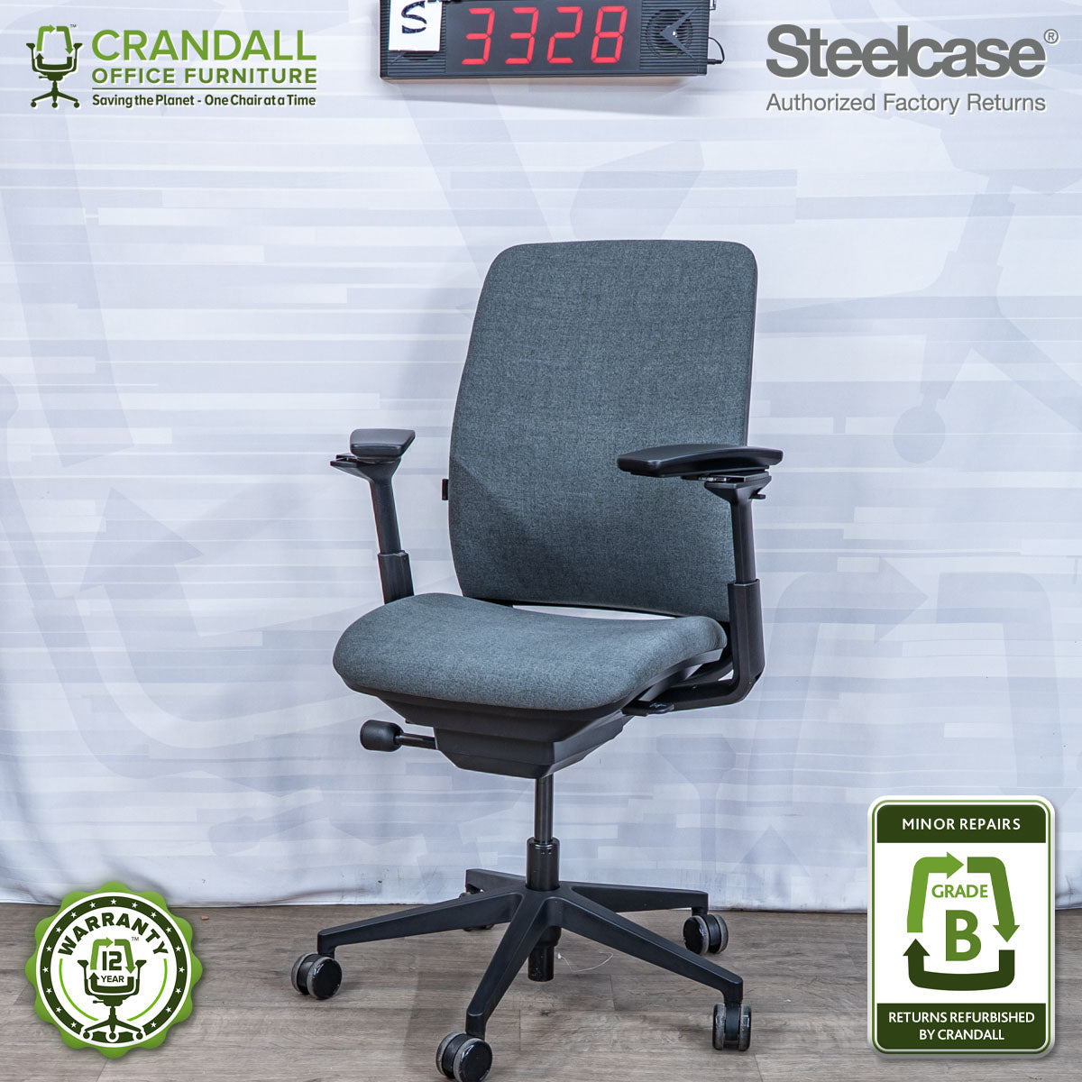 S-3328 - Steelcase Amia - Grade B – Crandall Office Furniture