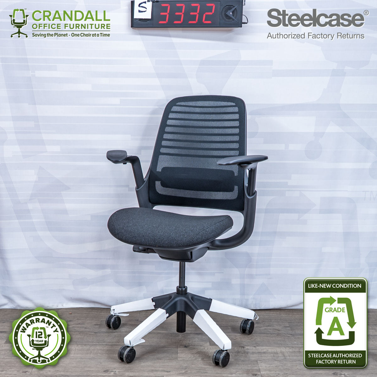 S-3332 - Steelcase Series 1 - Grade A – Crandall Office Furniture