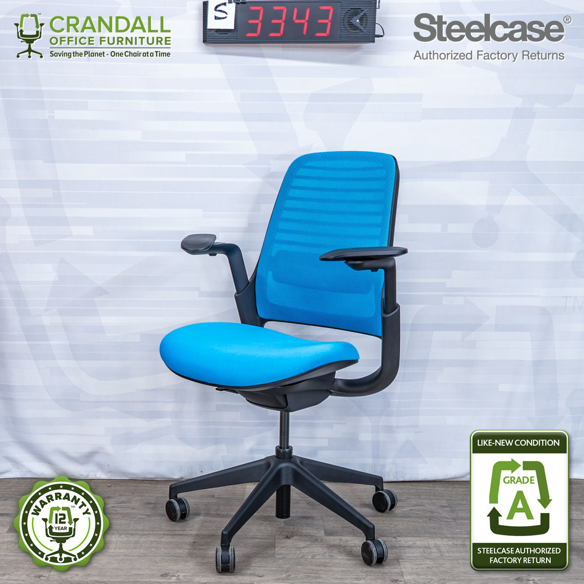 S-3343 - Steelcase Series 1 - Grade A – Crandall Office Furniture