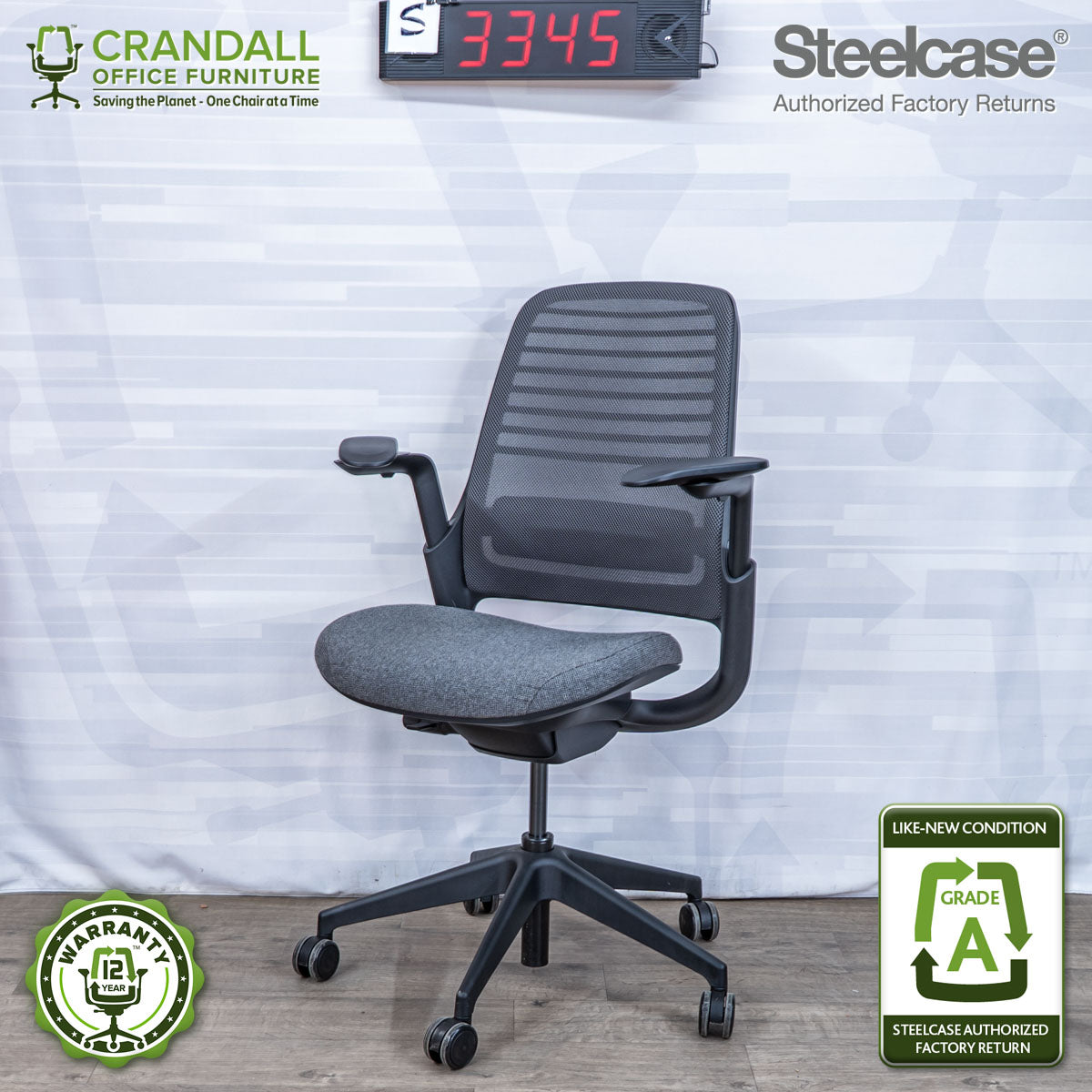 S-3345 - Steelcase Series 1 - Grade A – Crandall Office Furniture