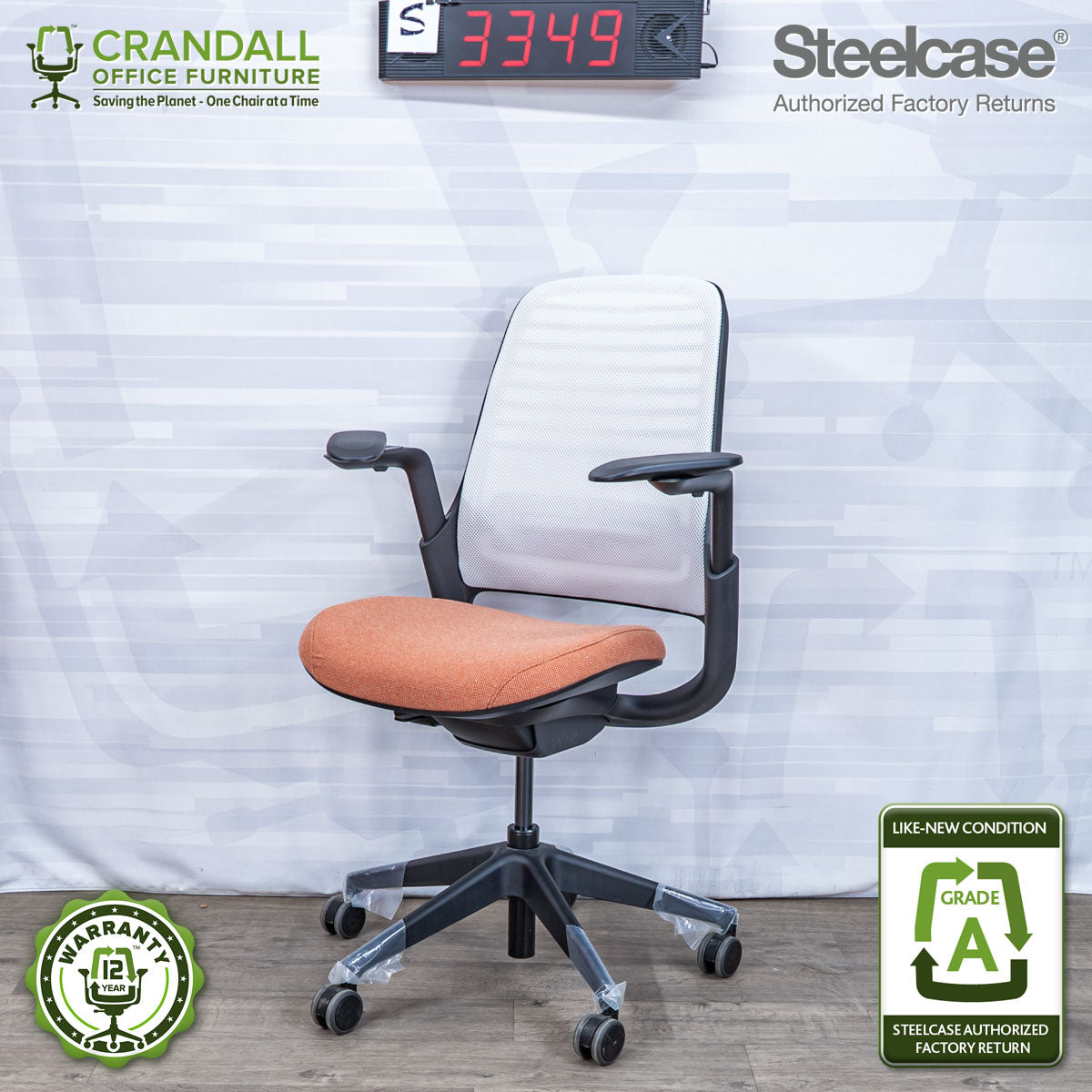 S-3349 - Steelcase Series 1 - Grade A – Crandall Office Furniture