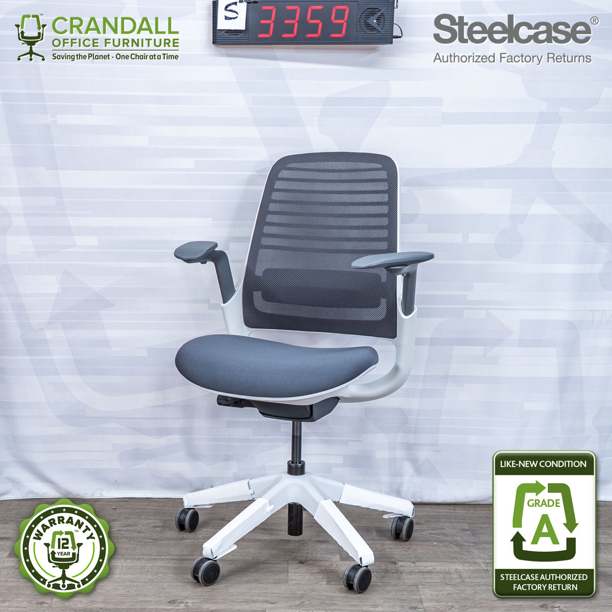 S-3359 - Steelcase Series 1 - Grade B – Crandall Office Furniture