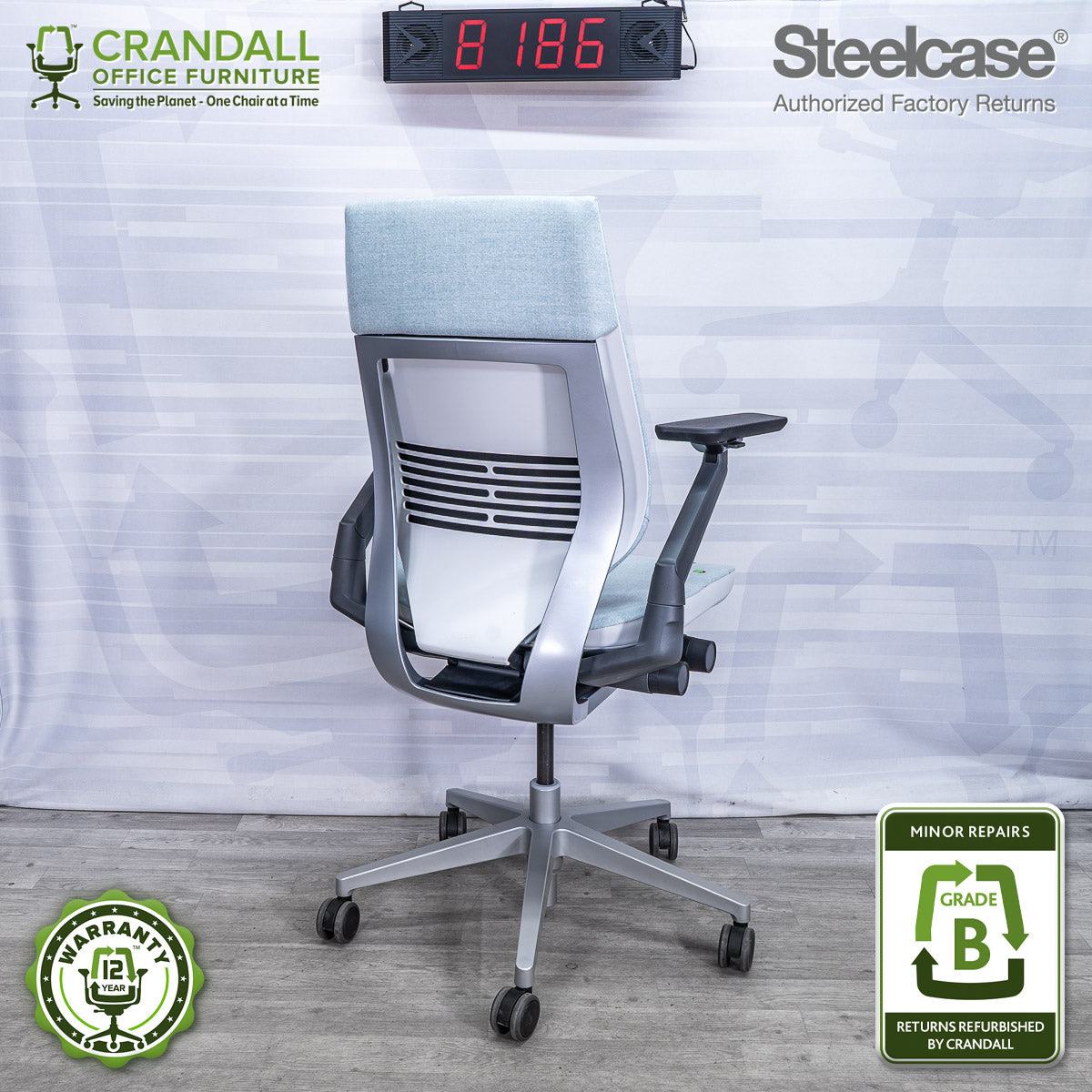 Steelcase Authorized Factory Return Gesture Chairs – Crandall Office ...