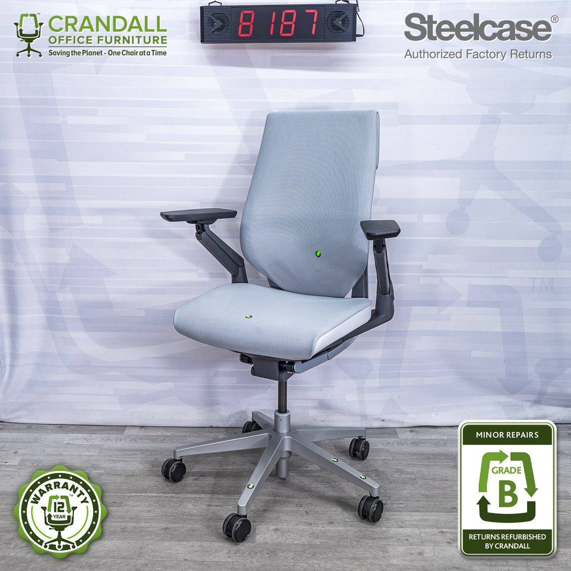 Steelcase Authorized Factory Return Gesture Chairs – Crandall Office ...