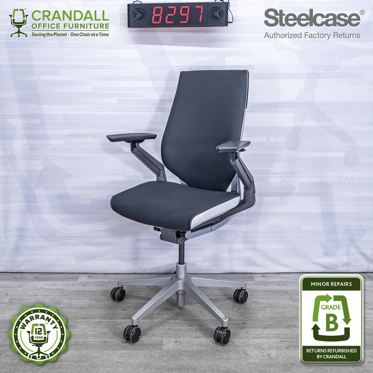 8297 - Steelcase Gesture - Grade B – Crandall Office Furniture