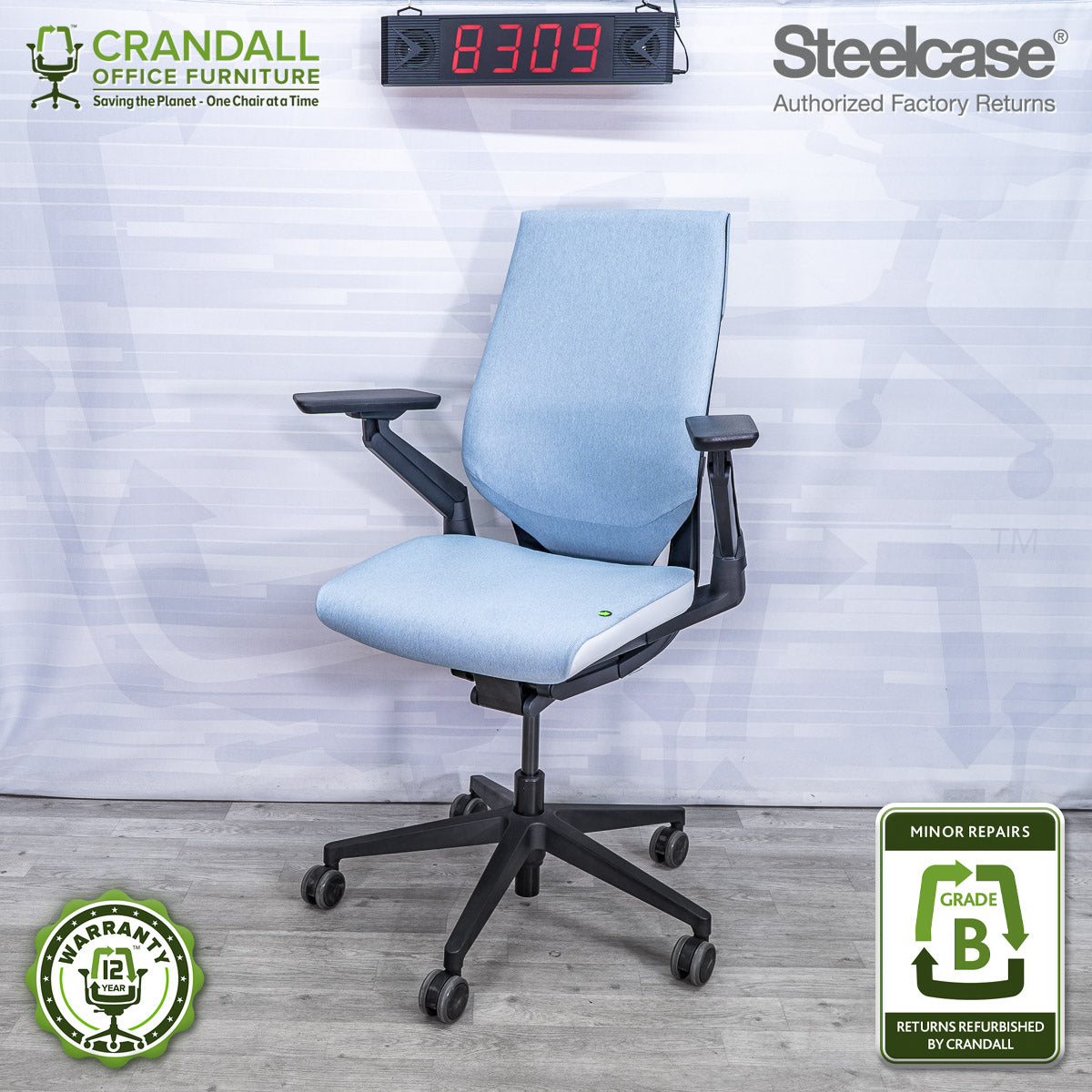 8309 - Steelcase Gesture - Grade B – Crandall Office Furniture