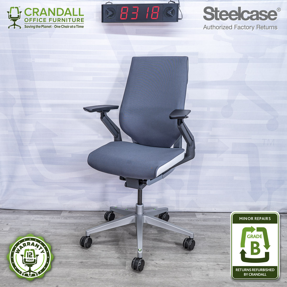 8318 - Steelcase Gesture - Grade B – Crandall Office Furniture