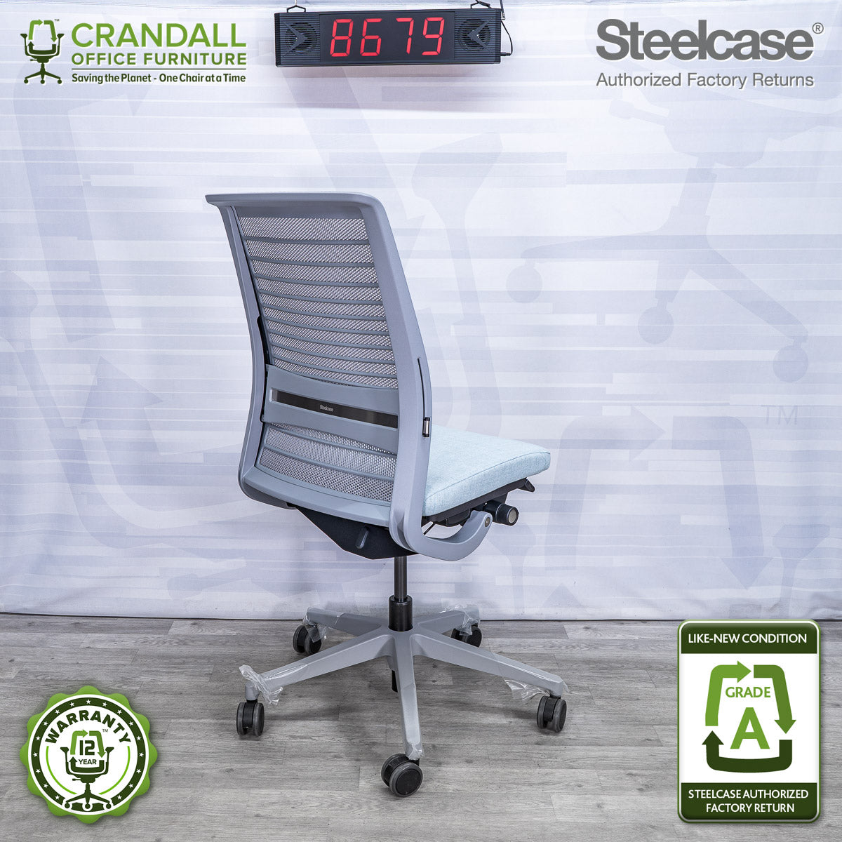 Steelcase Authorized Factory Return Think Chairs – Crandall Office ...