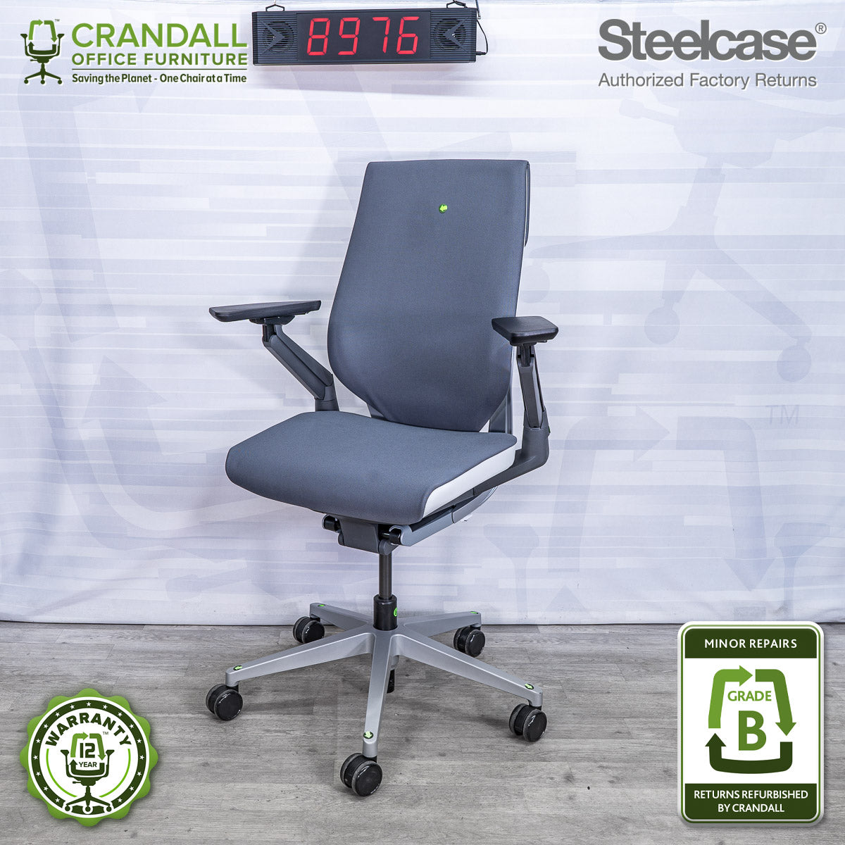 8976 - Steelcase Gesture - Grade B **CLOSEOUT - NO RETURNS** – Crandall ...