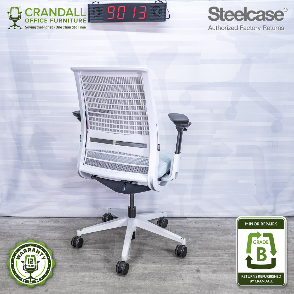 Steelcase Authorized Factory Return Think Chairs – Crandall Office ...