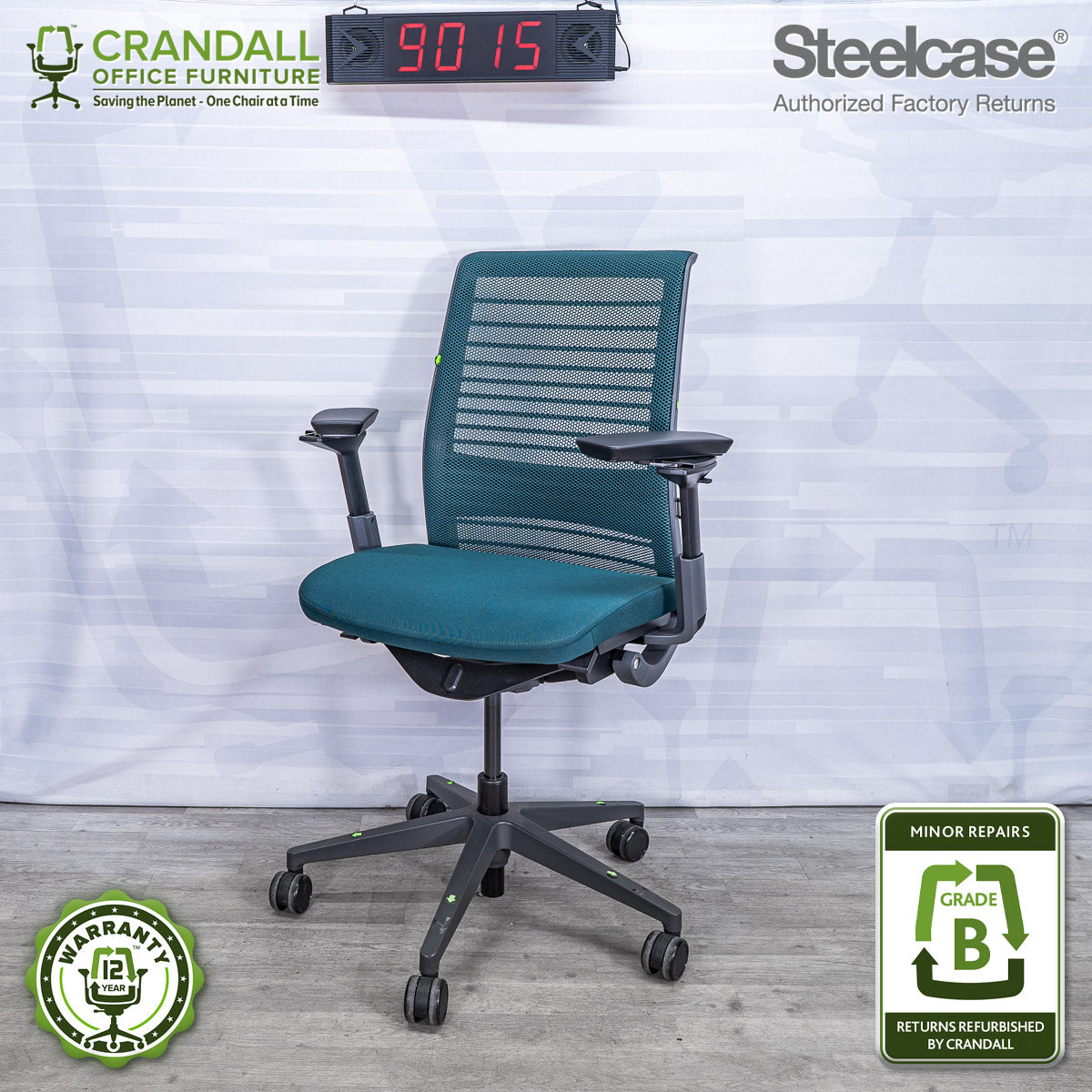 9015 - Steelcase V2 Think - Grade B – Crandall Office Furniture