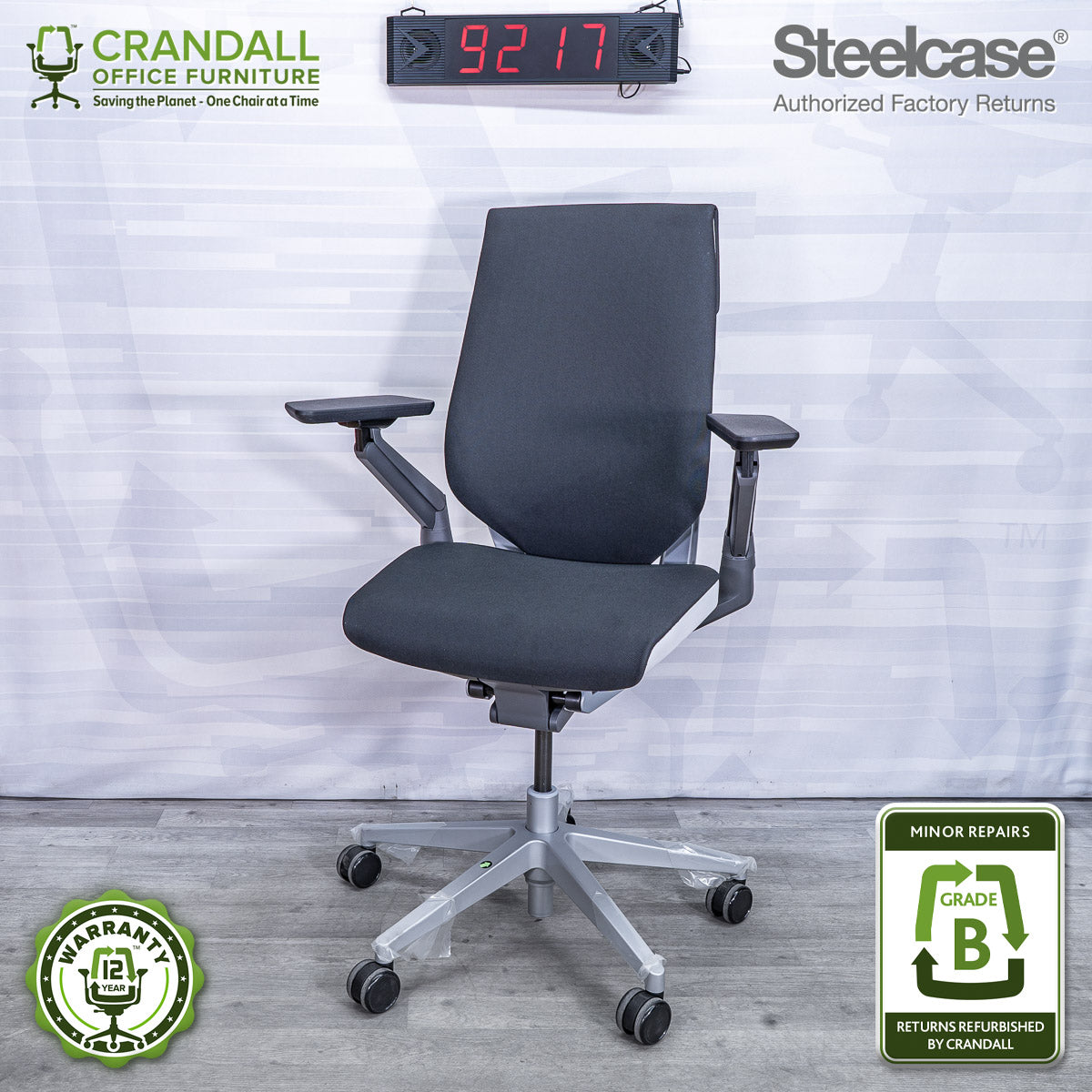 9217 - Steelcase Gesture - Grade B – Crandall Office Furniture