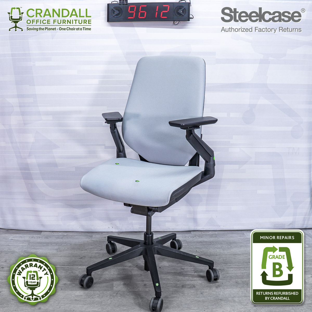 9612 - Steelcase Gesture - Grade B **CLOSEOUT - NO RETURNS** – Crandall ...