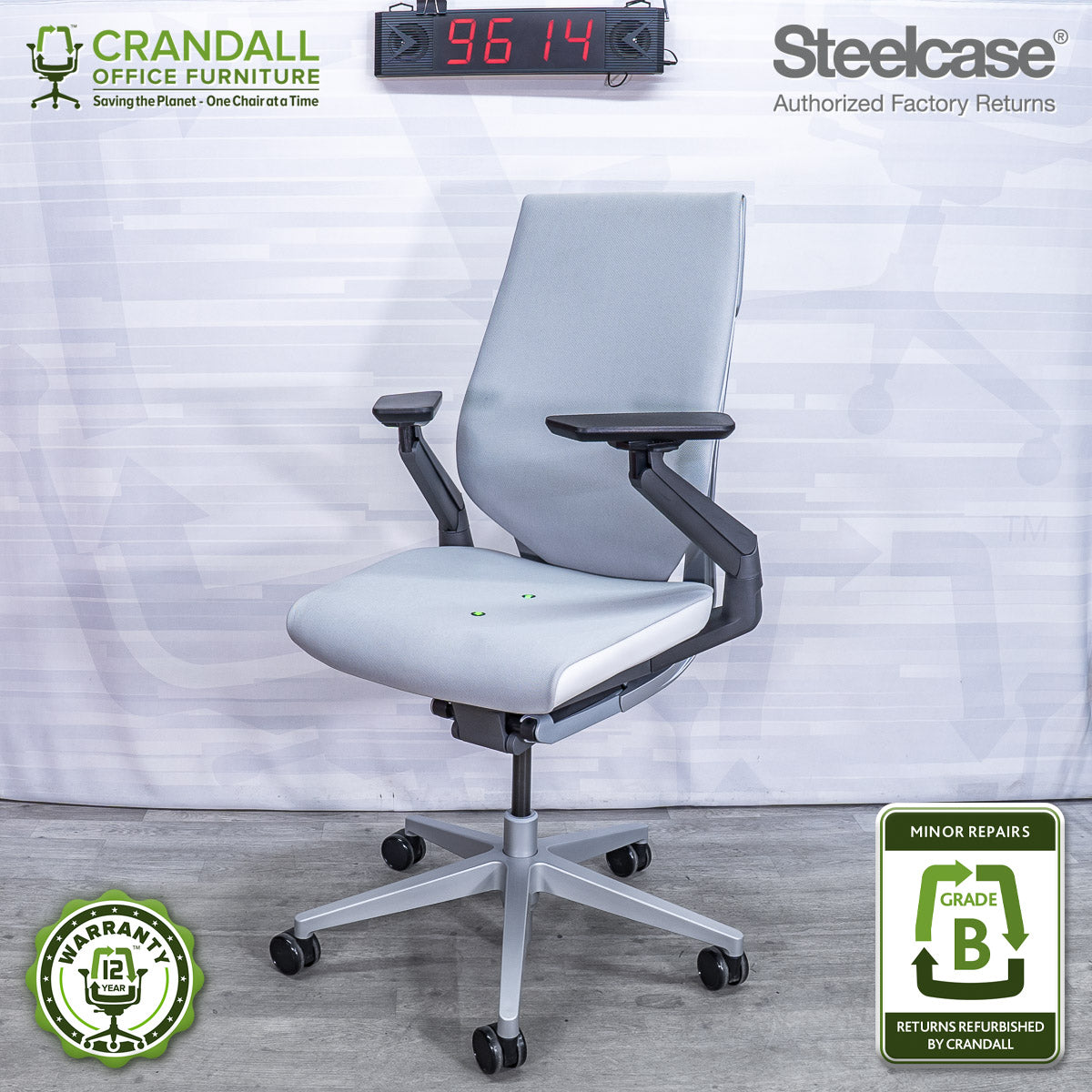 9614 - Steelcase Gesture - Grade B **CLOSEOUT - NO RETURNS** – Crandall ...