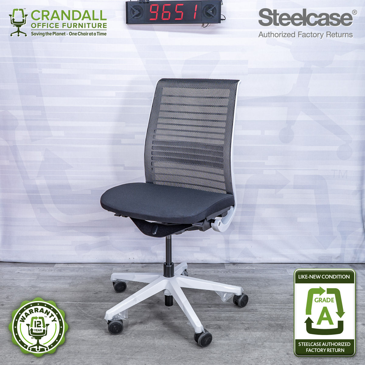 9651 - Steelcase V2 Think - Grade A **CLOSEOUT - NO RETURNS ...