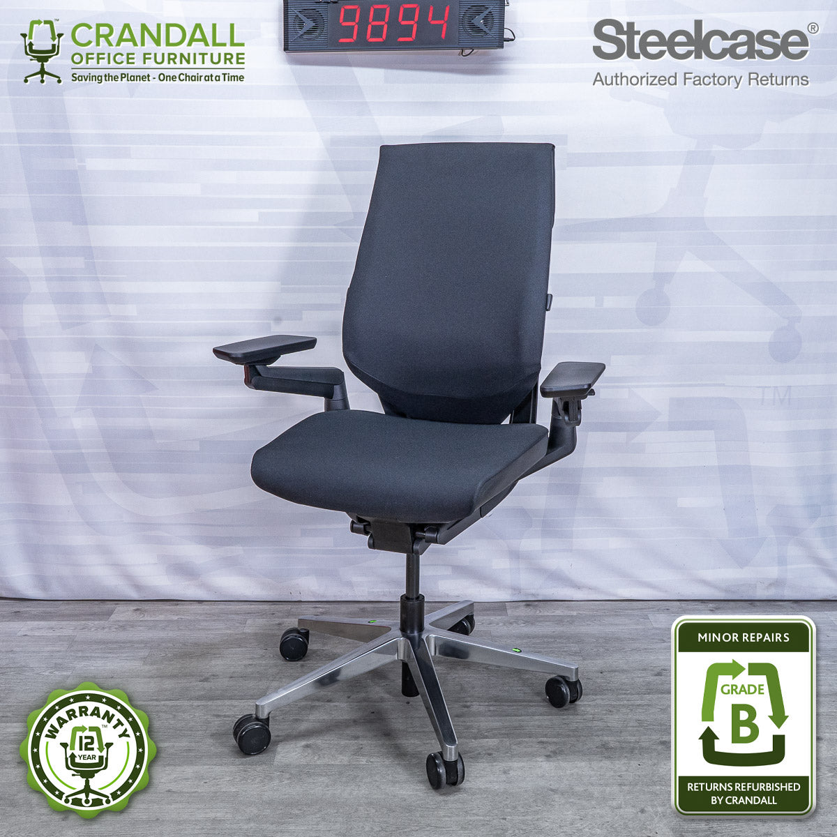 9894 - Steelcase Gesture - Grade B – Crandall Office Furniture